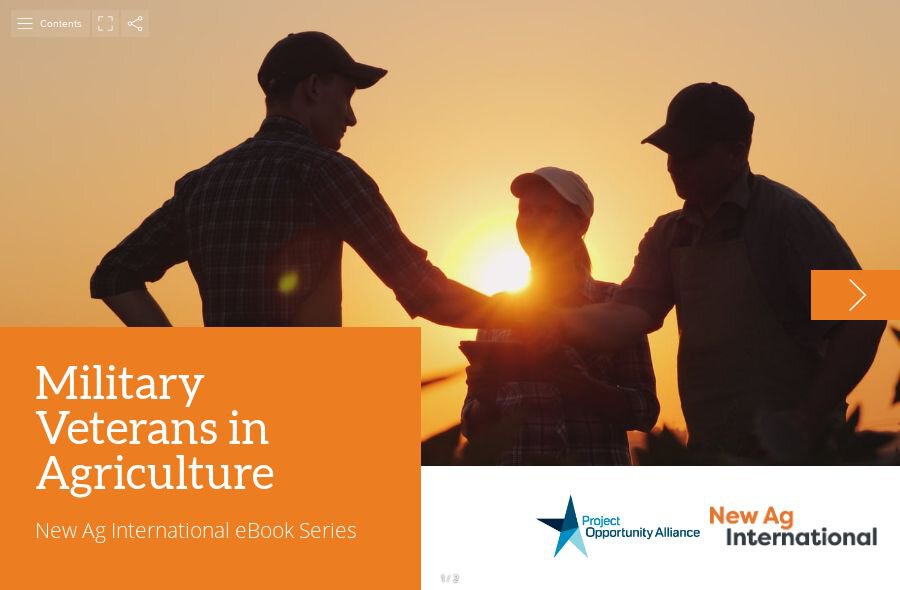 Military Veterans in Agriculture E-Book in Partnership with New Ag ...