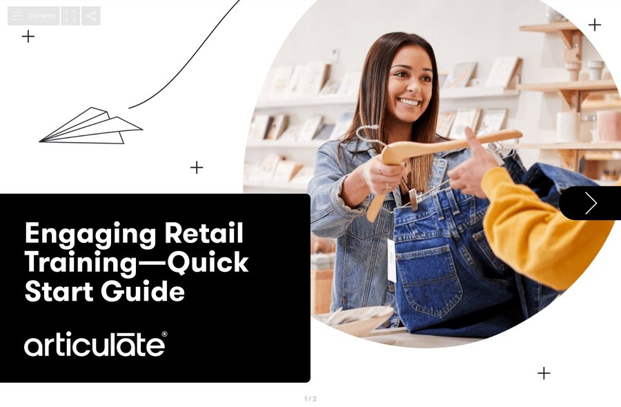 Engaging Retail Training—Quick Start Guide-Thank You | Articulate